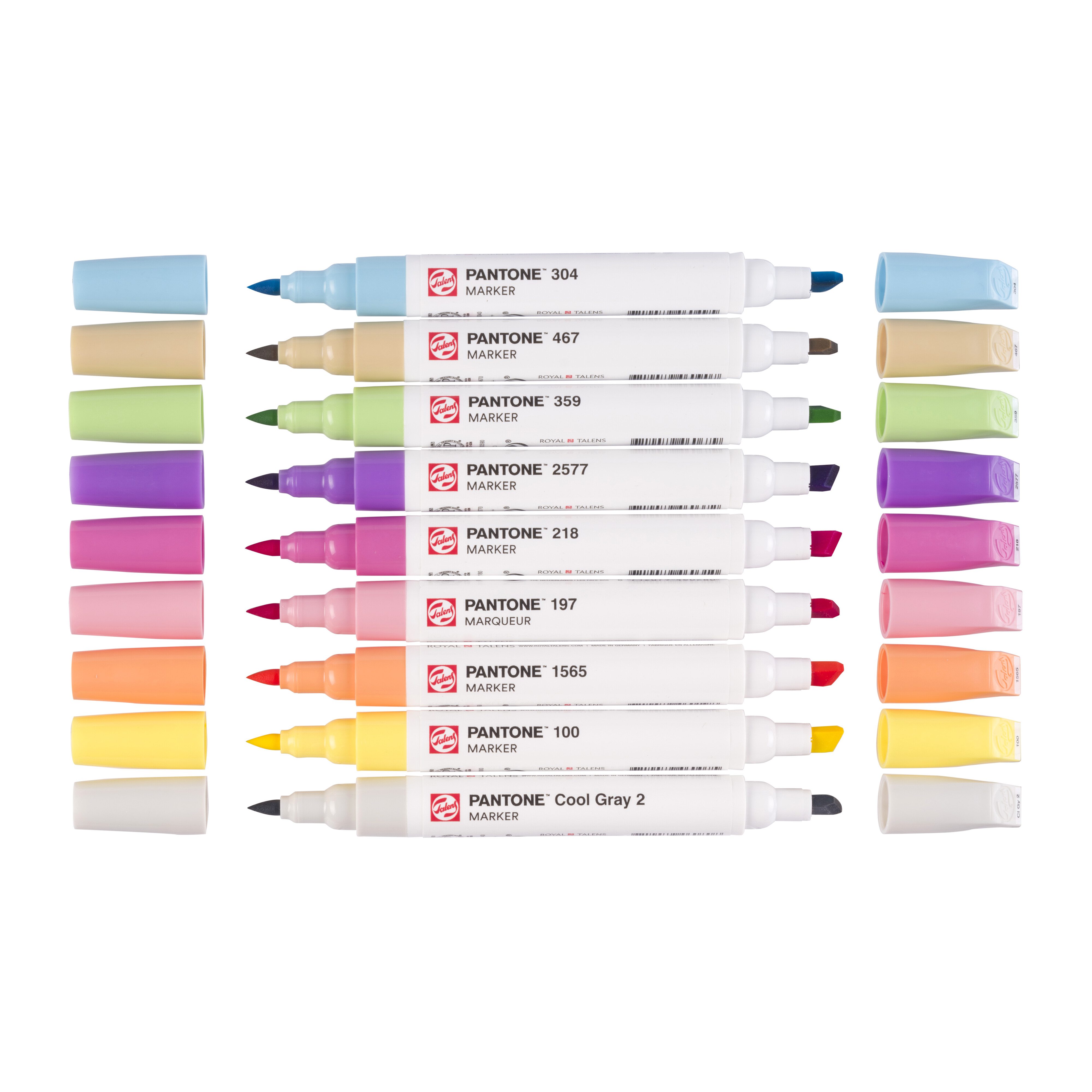Talens Pantone Collection Dubbelzijdige Brush Pennen : Talens ...