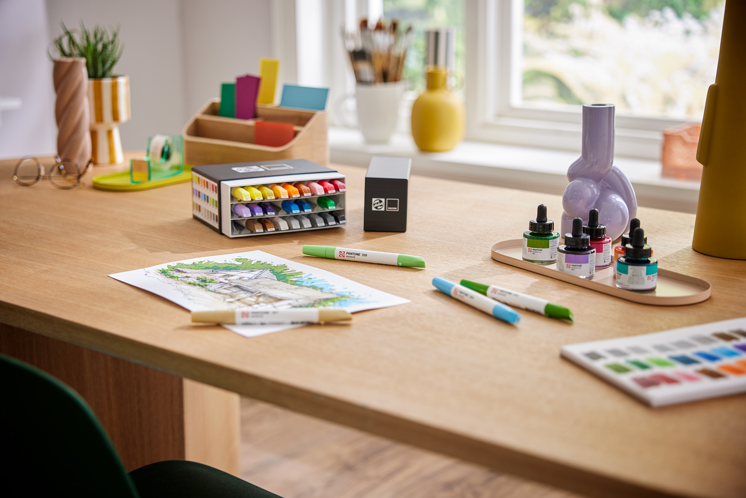 Talens Pantone Collection Dubbelzijdige Brush Pennen : Talens ...