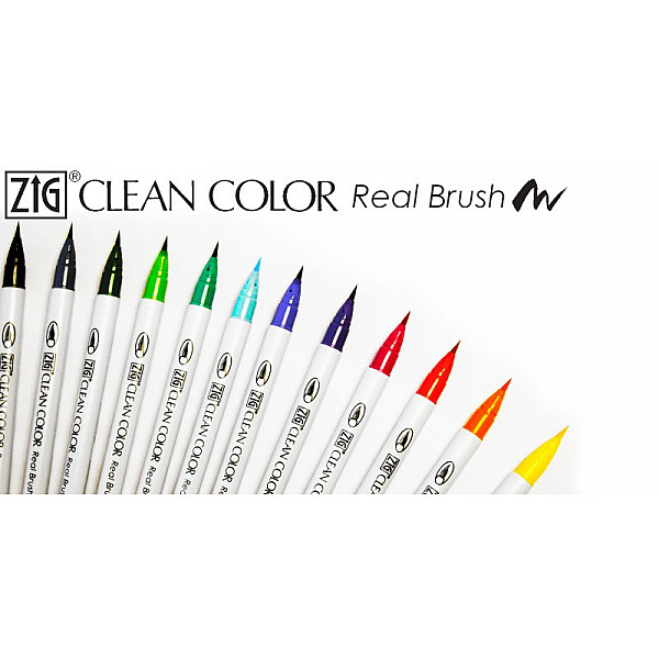 Kuretake ZIG Clean Color Real Brush : Kuretake ZIG Clean ...